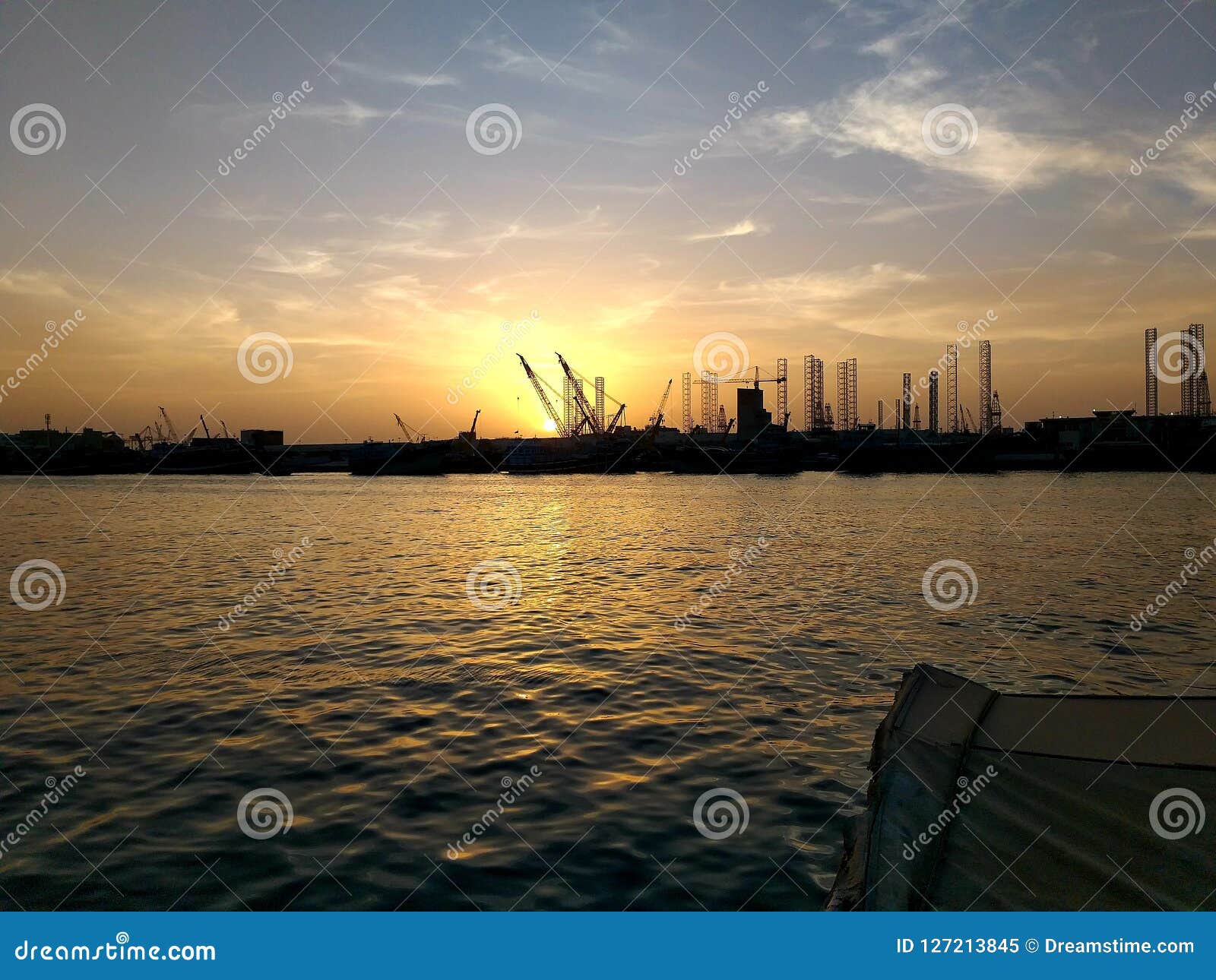 Sharjah stock image. Image of area, port, sharjah, khalid - 127213845