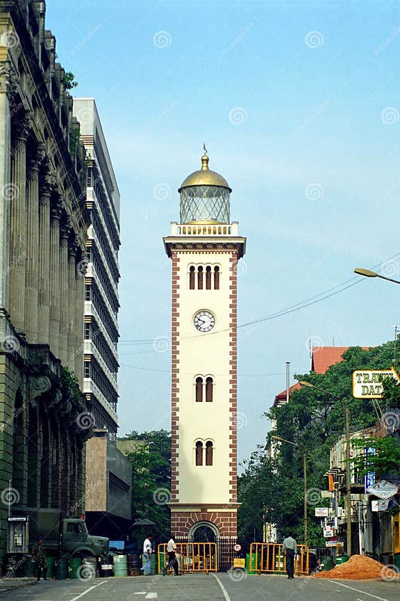 Khan Clock Tower, Colombo, Sri Lanka Editorial Image - Image of city ...