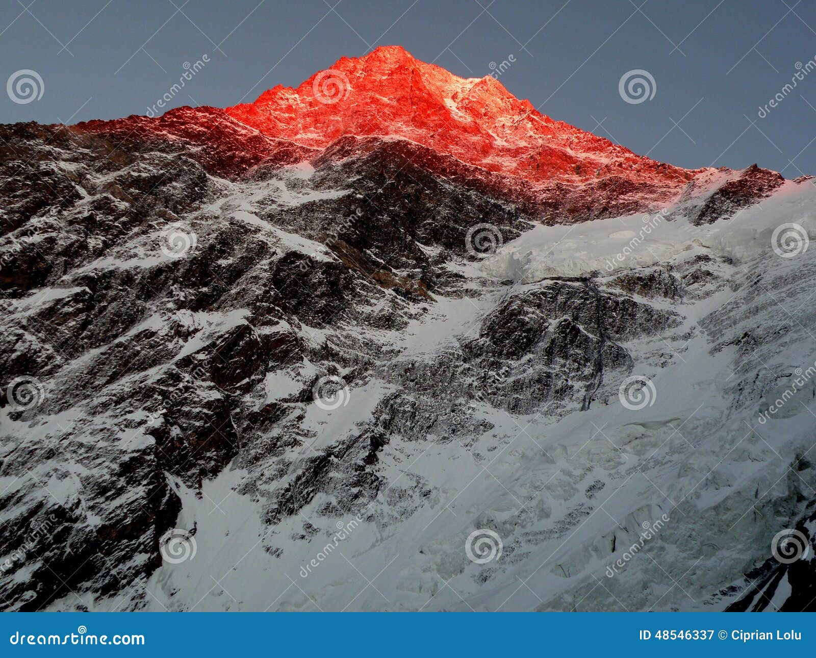 Khan Tengri stock image. Image of beautiful, climbing - 48546337