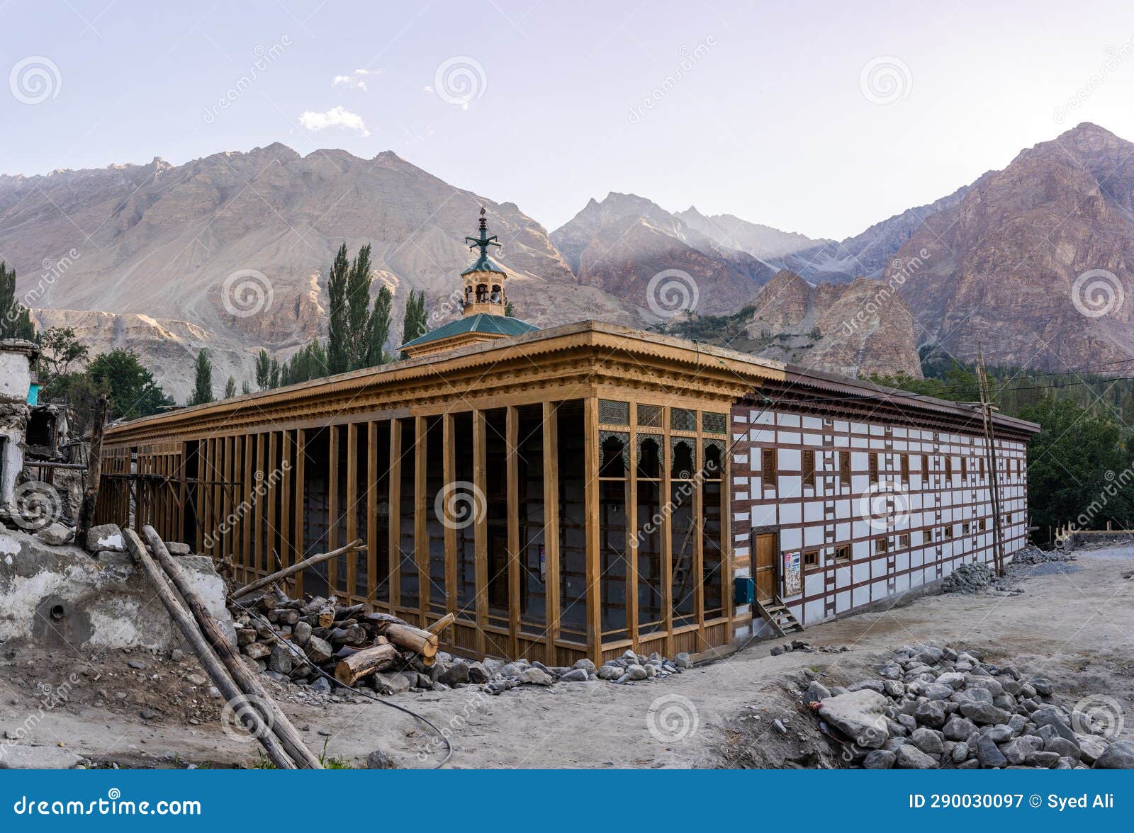 Khankah_e_moullah Khaplu Ghanche Gilgit Baltistan Stock Image - Image ...