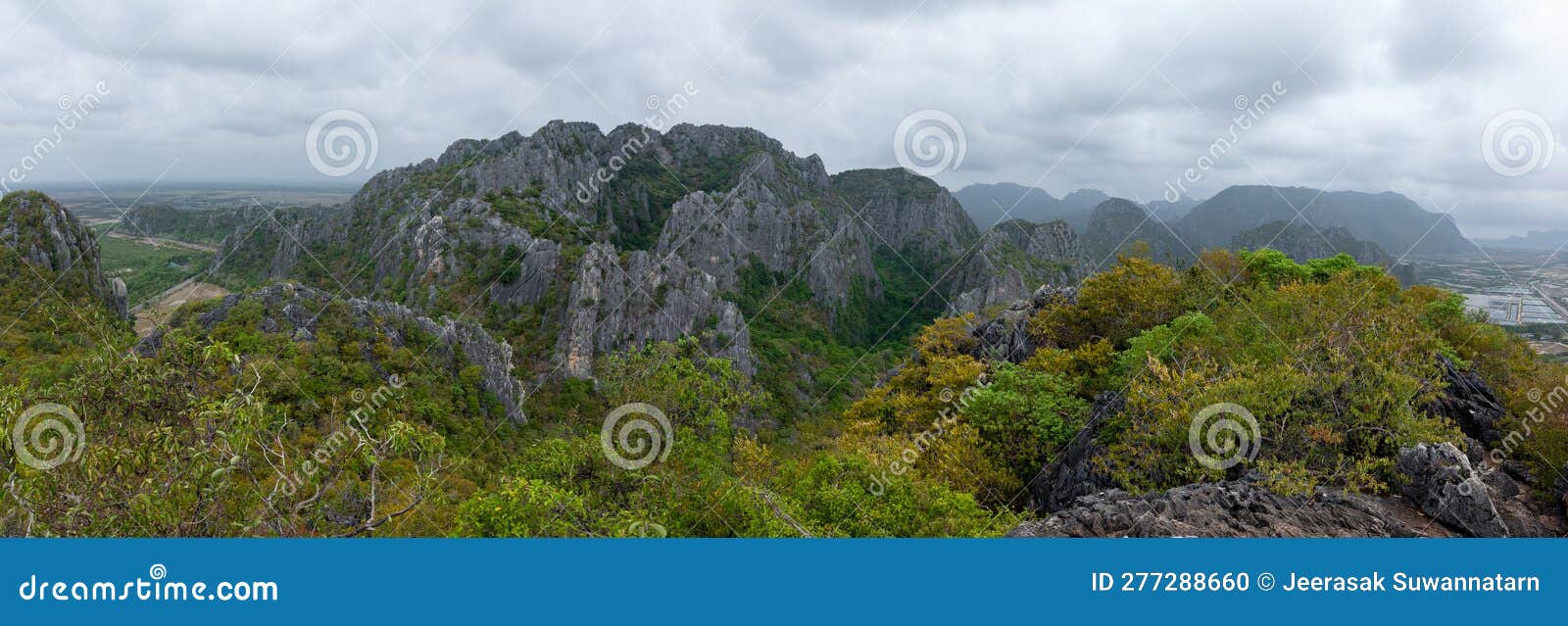 Khao Daeng View Point, Thailand Stock Photo - Image of blue, cliff ...