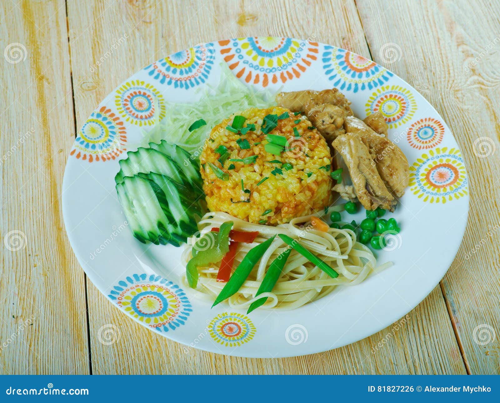 Khao khluk kapi stock photo. Image of meal, fried, malaysian - 81827226