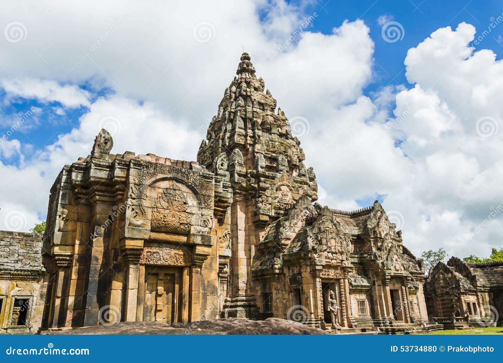 Khao Phanom Rung stock photo. Image of entrance, ancient - 53734880