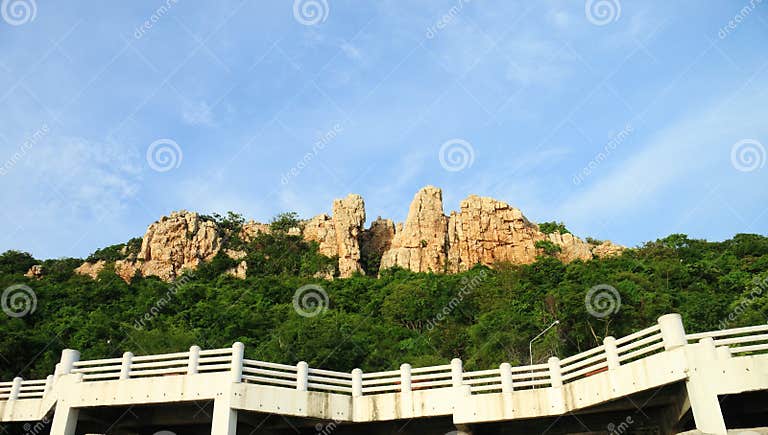 Khao Sam Muk stock image. Image of view, mountain, scenic - 25784975