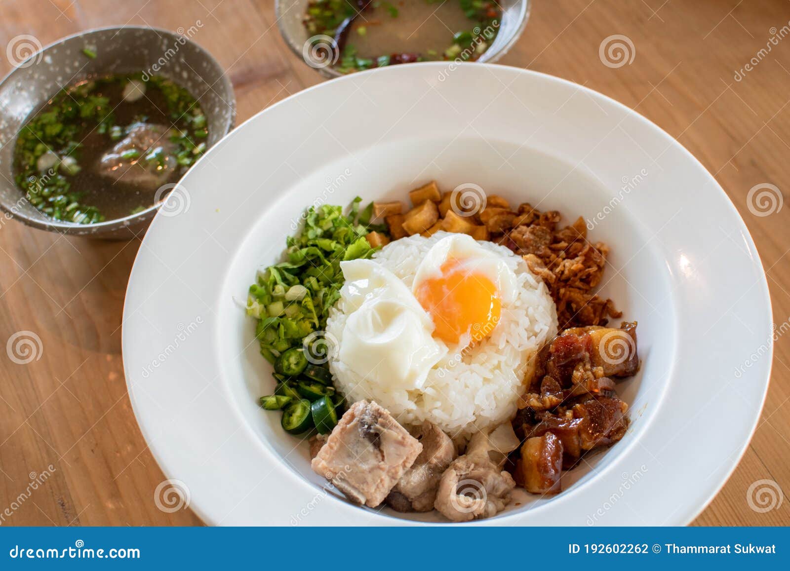 Khao Tom Hang stock photo. Image of chicken, menu, boiled - 192602262