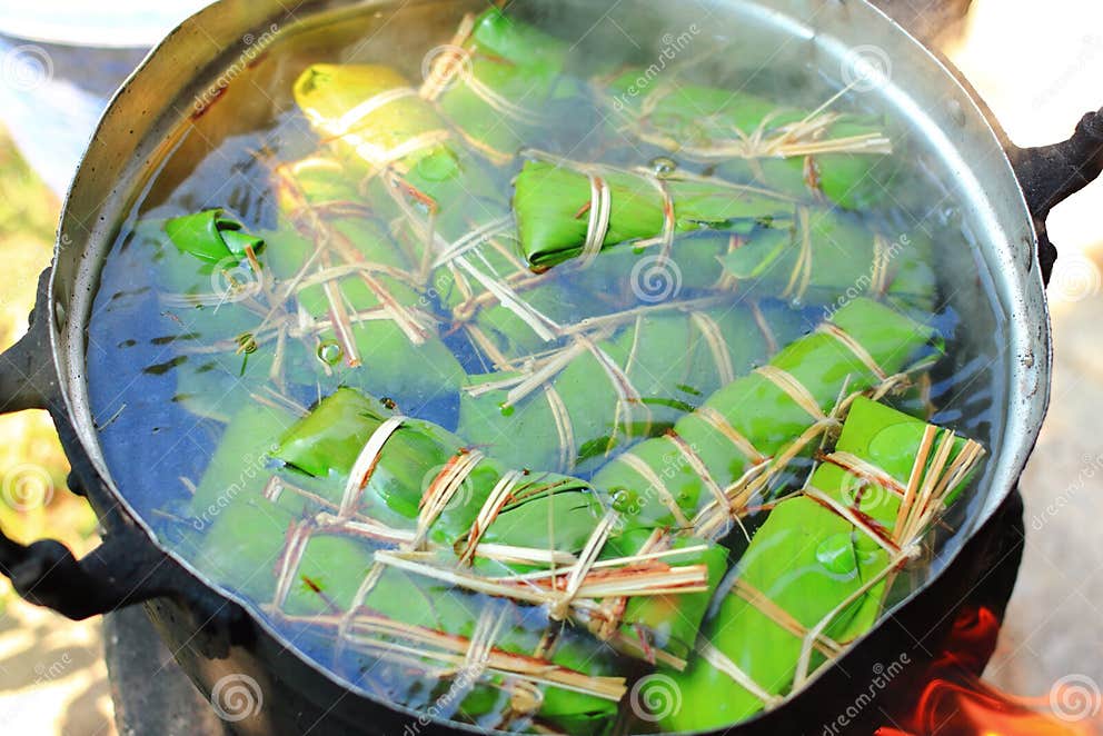 Khao Tom stock photo. Image of khao, thai, plant, native - 66330526