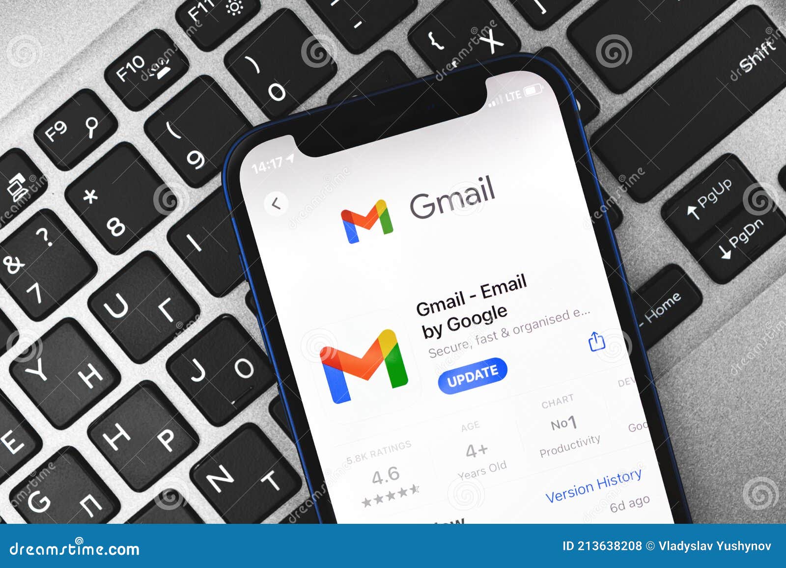 Kharkov, Ukraine - March 9, 2021: Google Gmail App on App Store ...