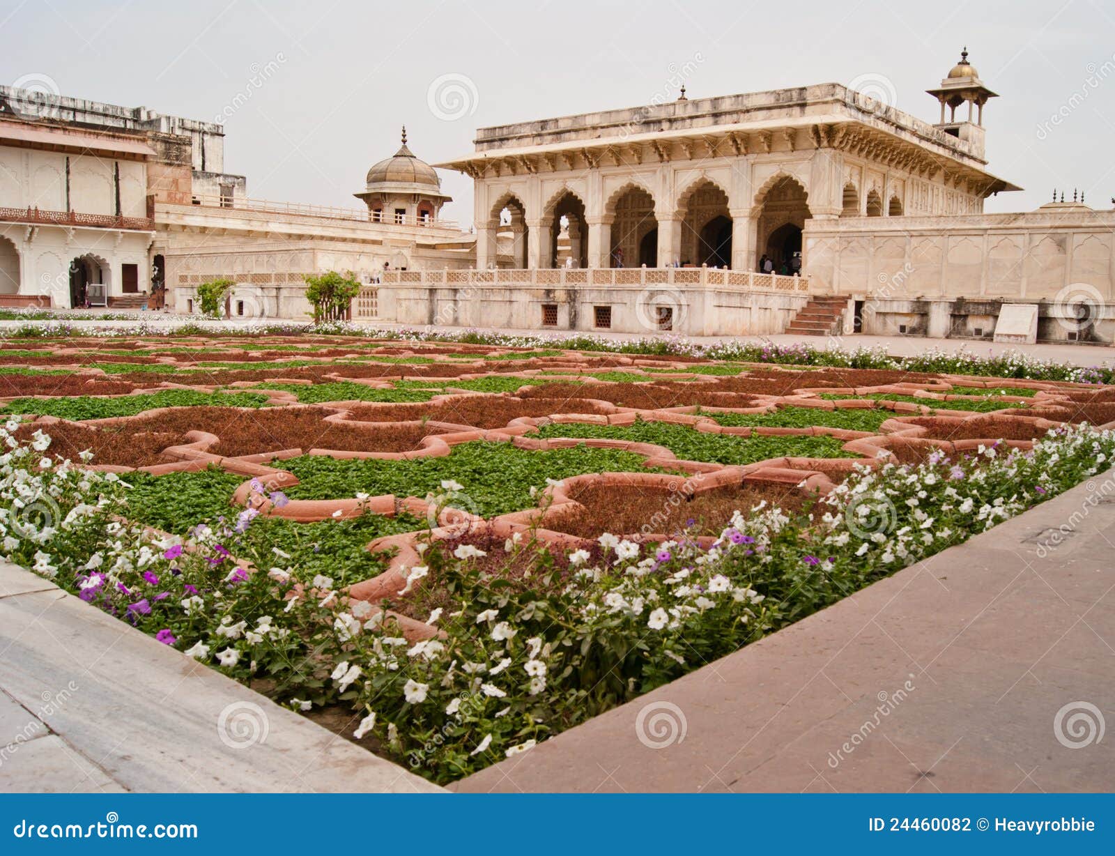 Khas-Mahal, Agbari Mahal, Aramgah Or Anguri Bagh In The Agra Red Fort ...