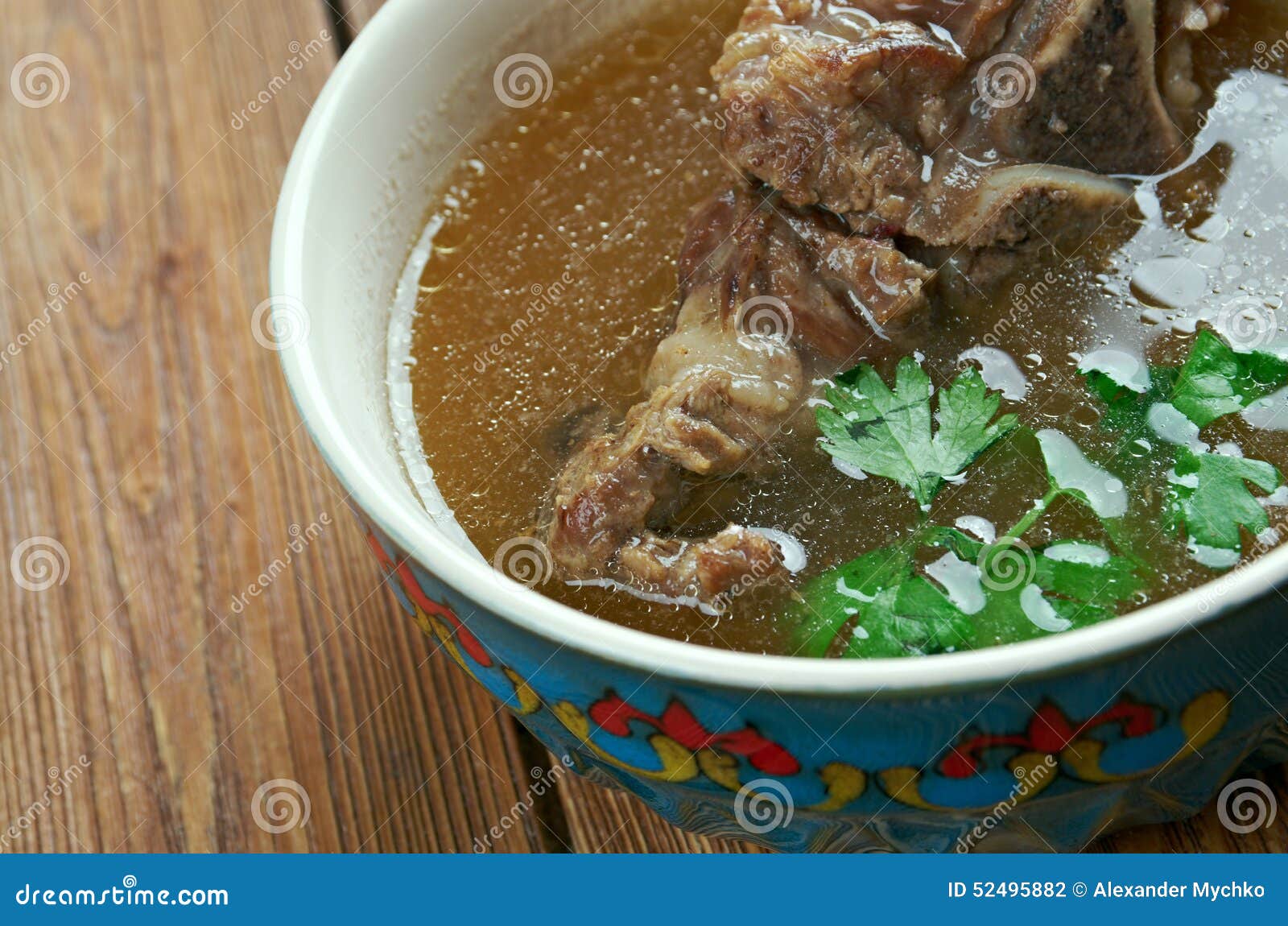 Khash stock foto. Image of soep, rundvlees, vers, kalfsvlees - 52495882