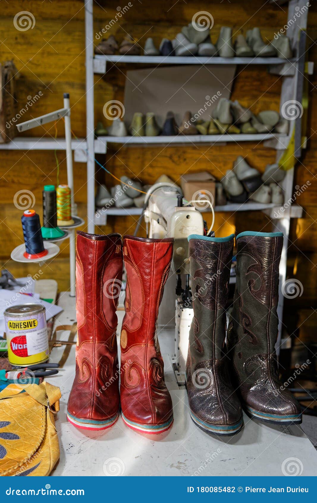 Boots and Other Leather Objects Editorial Photography - Image of ...