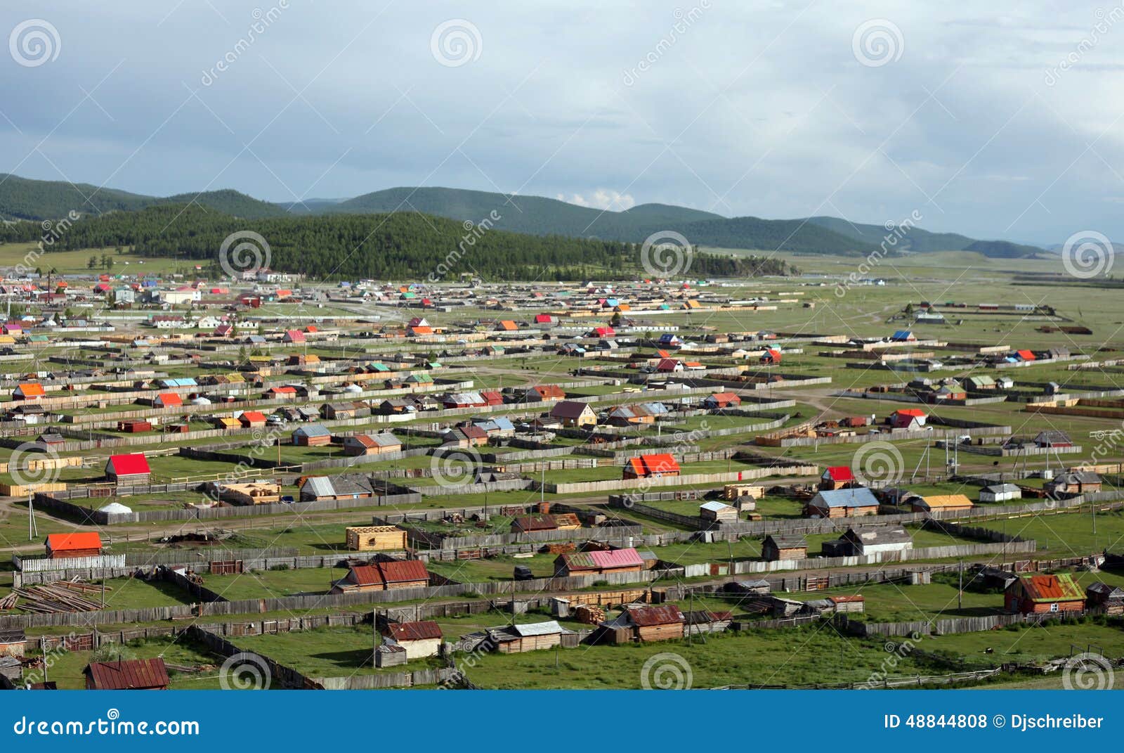 Khatgal, Mongolia stock photo. Image of mongolia, barren - 48844808