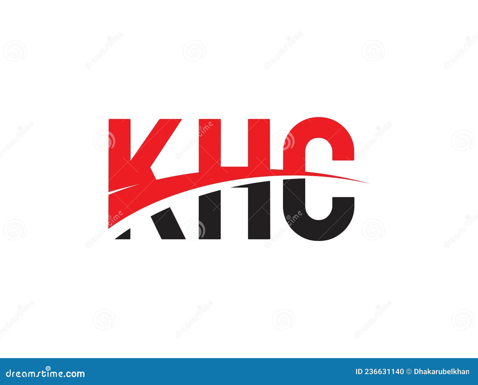 KHC Letter Initial Logo Design Vector Illustration Stock Vector ...