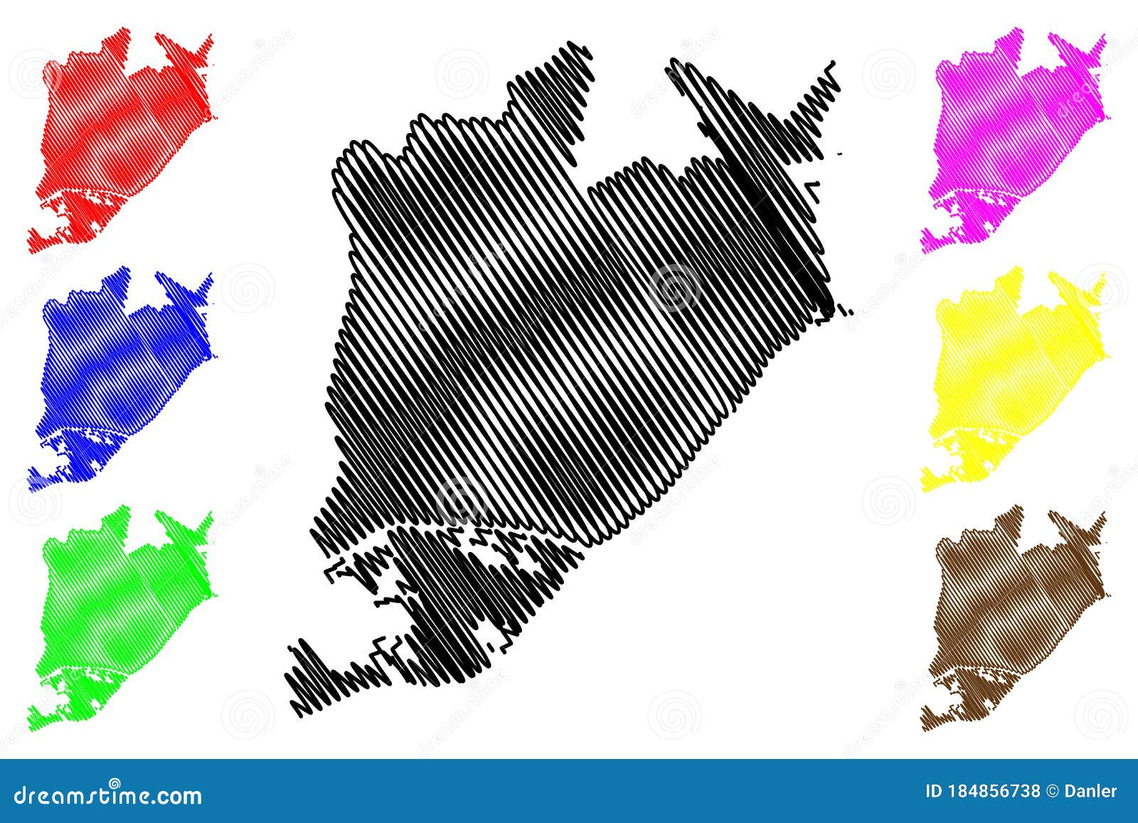 Kherson Vector Map. Detailed Map Of Kherson City Administrative Area ...