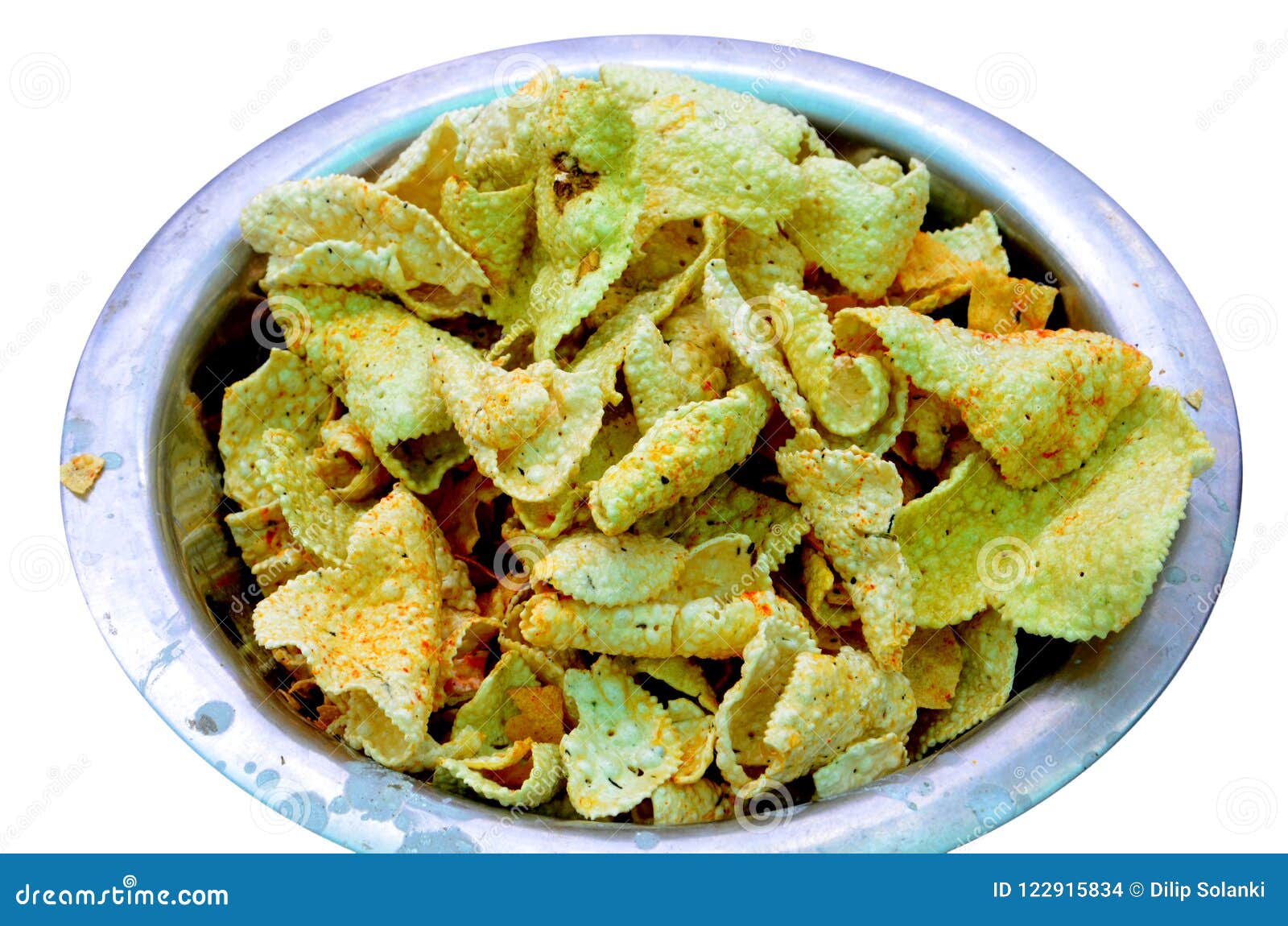 Khichiya Fry stock photo. Image of roasted, yellow, snacks - 122915834