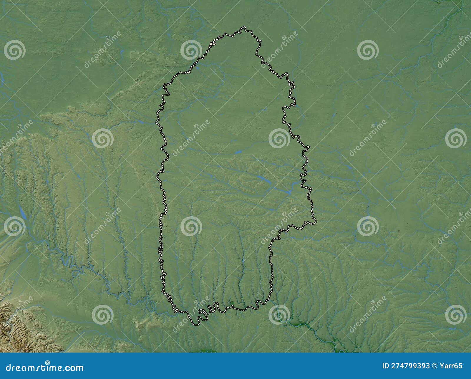 Khmel Nyts Kyy, Ukraine. Physical. No Legend Stock Illustration ...