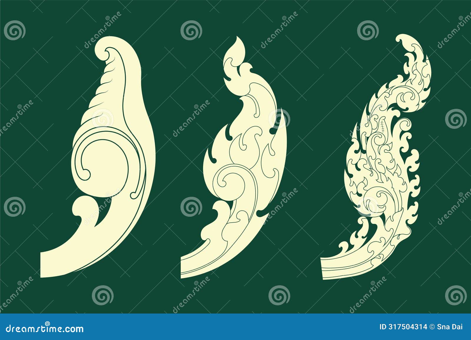 Khmer Art Elements, Vector Illustrator Design Stock Vector ...