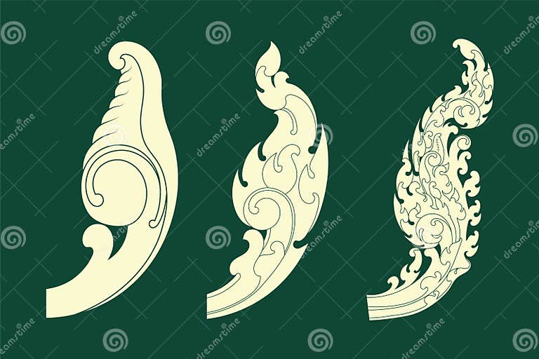 Khmer Art Elements, Vector Illustrator Design Stock Vector ...