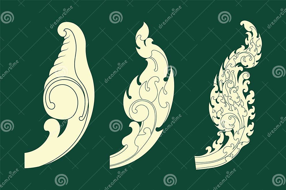 Khmer Art Elements, Vector Illustrator Design Stock Vector ...