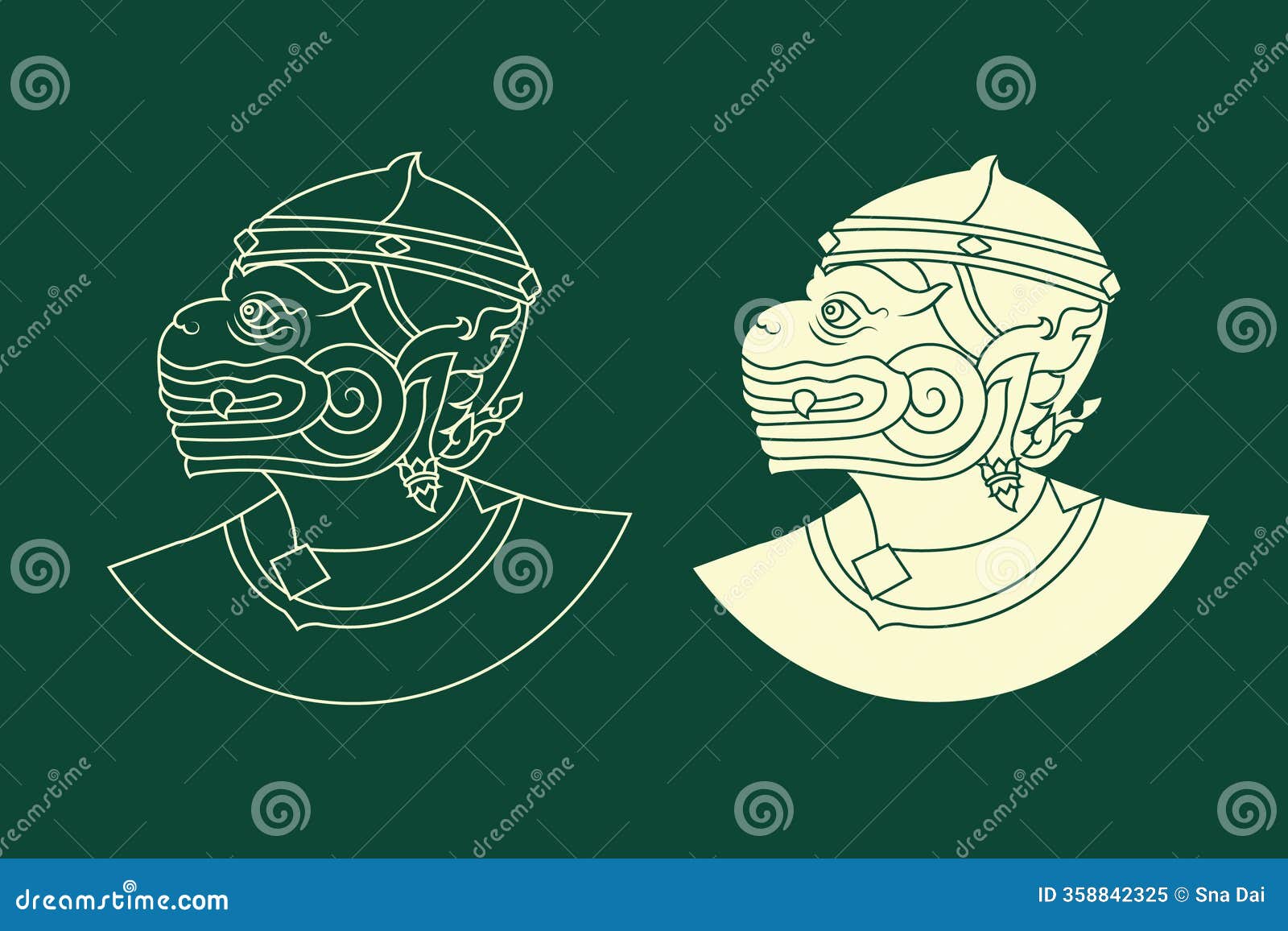 Khmer Art Elements, Vector Illustrator Design | CartoonDealer.com ...