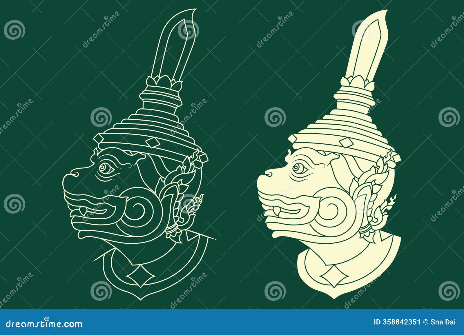 Khmer Art Elements, Vector Illustrator Design Stock Vector ...