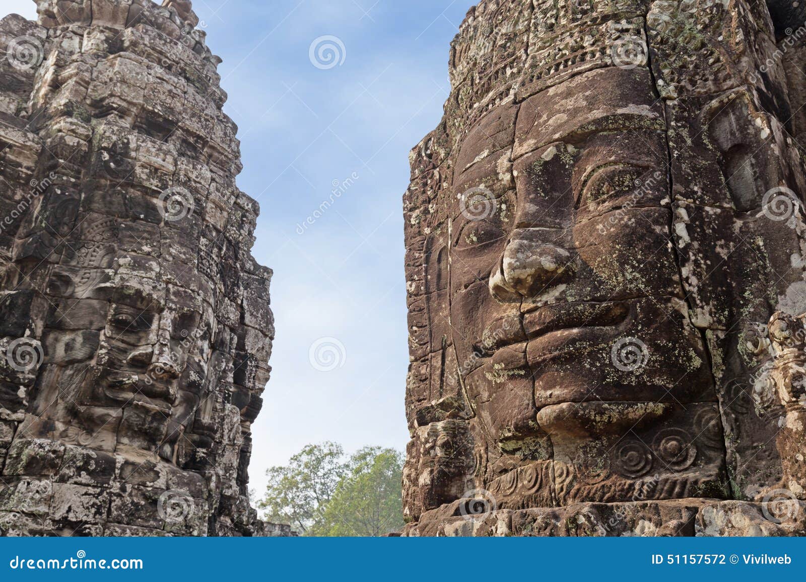 Khmer civilization stock photo. Image of buddhism, ancient - 51157572