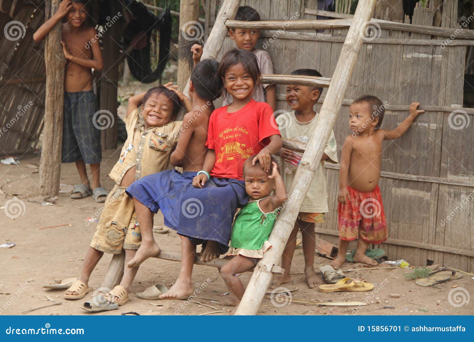 Poor Cambodian Children