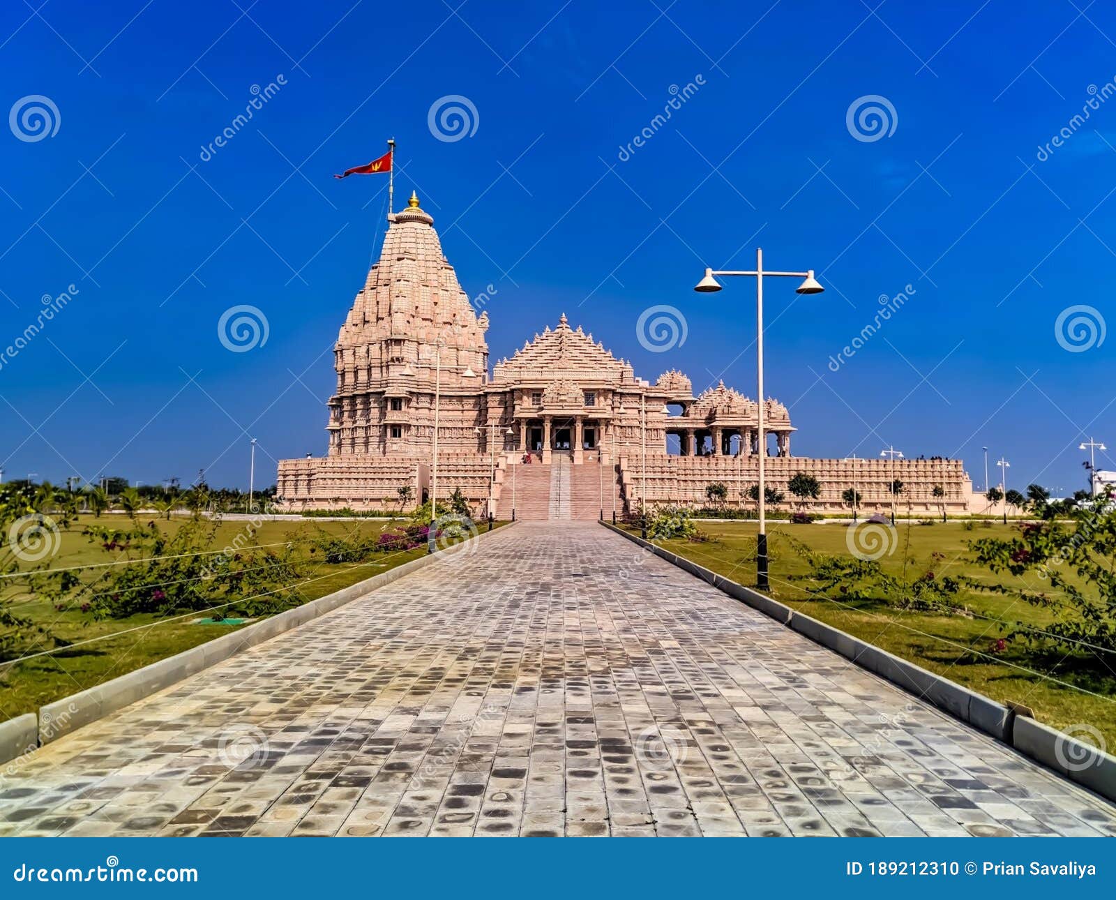 Khodaldham Temple Kagvad stock photo. Image of temple - 189212310