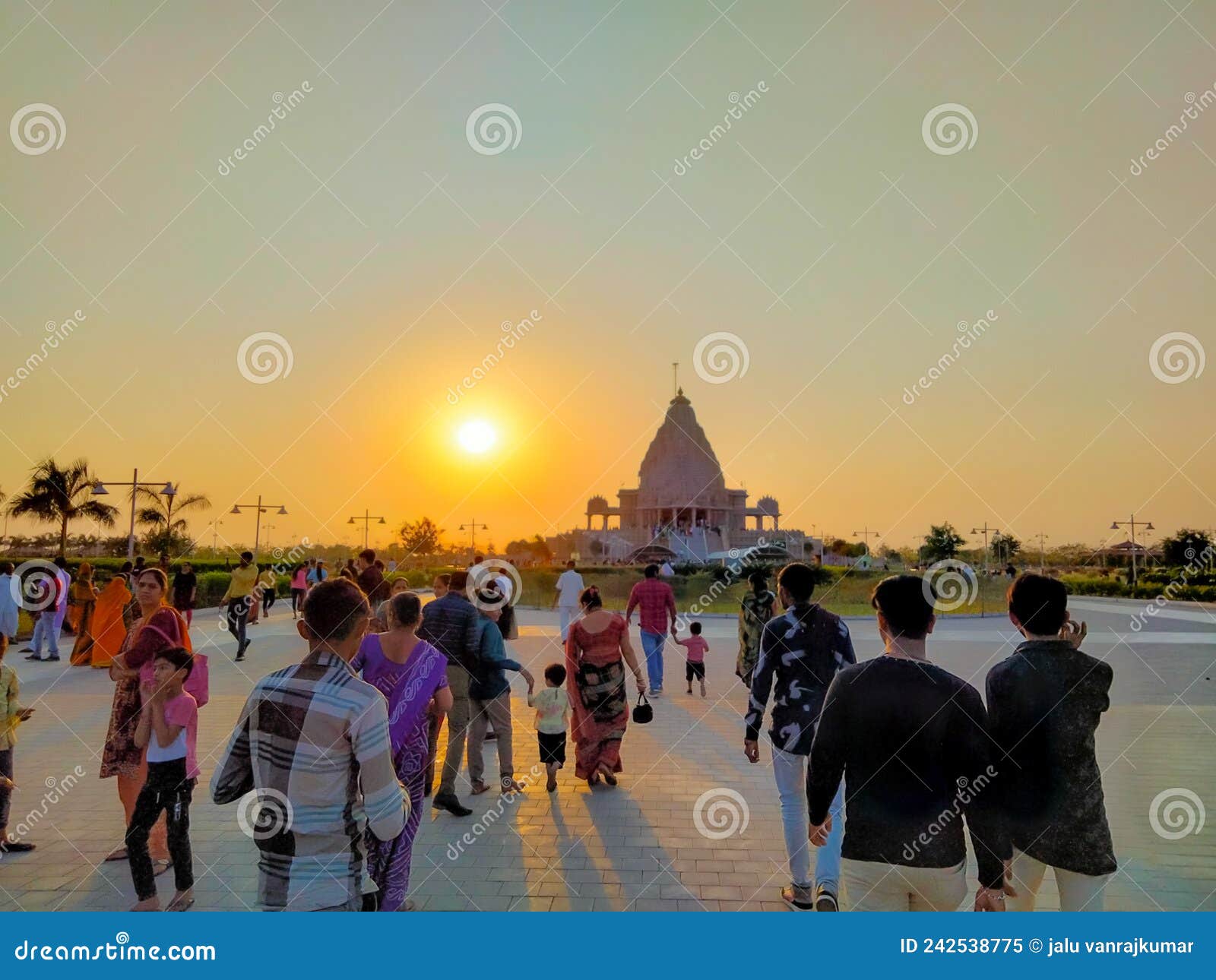 Khodaldham Temple Kagvad Gujarat. Editorial Image - Image of sunset ...