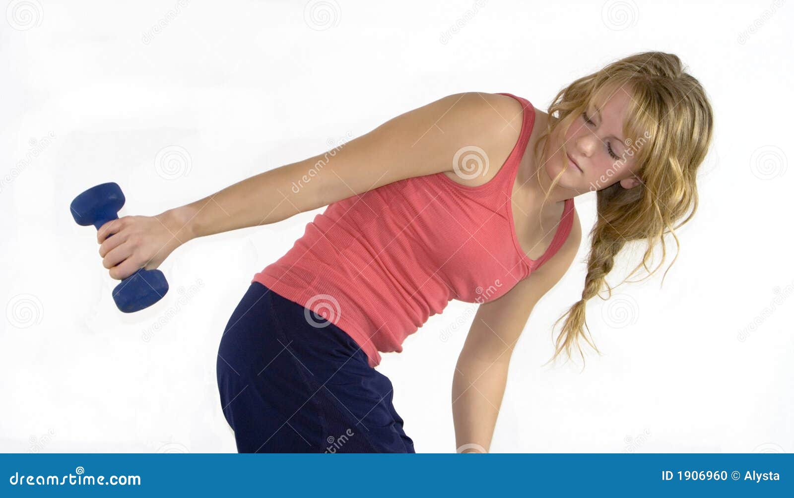 Khollie Working Out with Weights A10 Stock Photo - Image of pretty ...