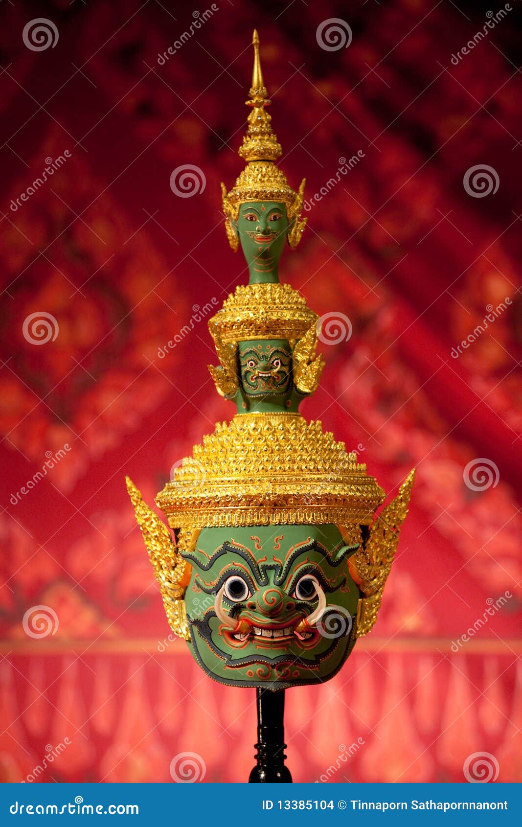 Khon masks stock photo. Image of face, thailand, ramakien - 13385104