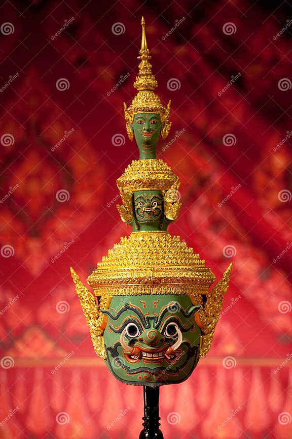 Khon masks stock photo. Image of face, thailand, ramakien - 13385104