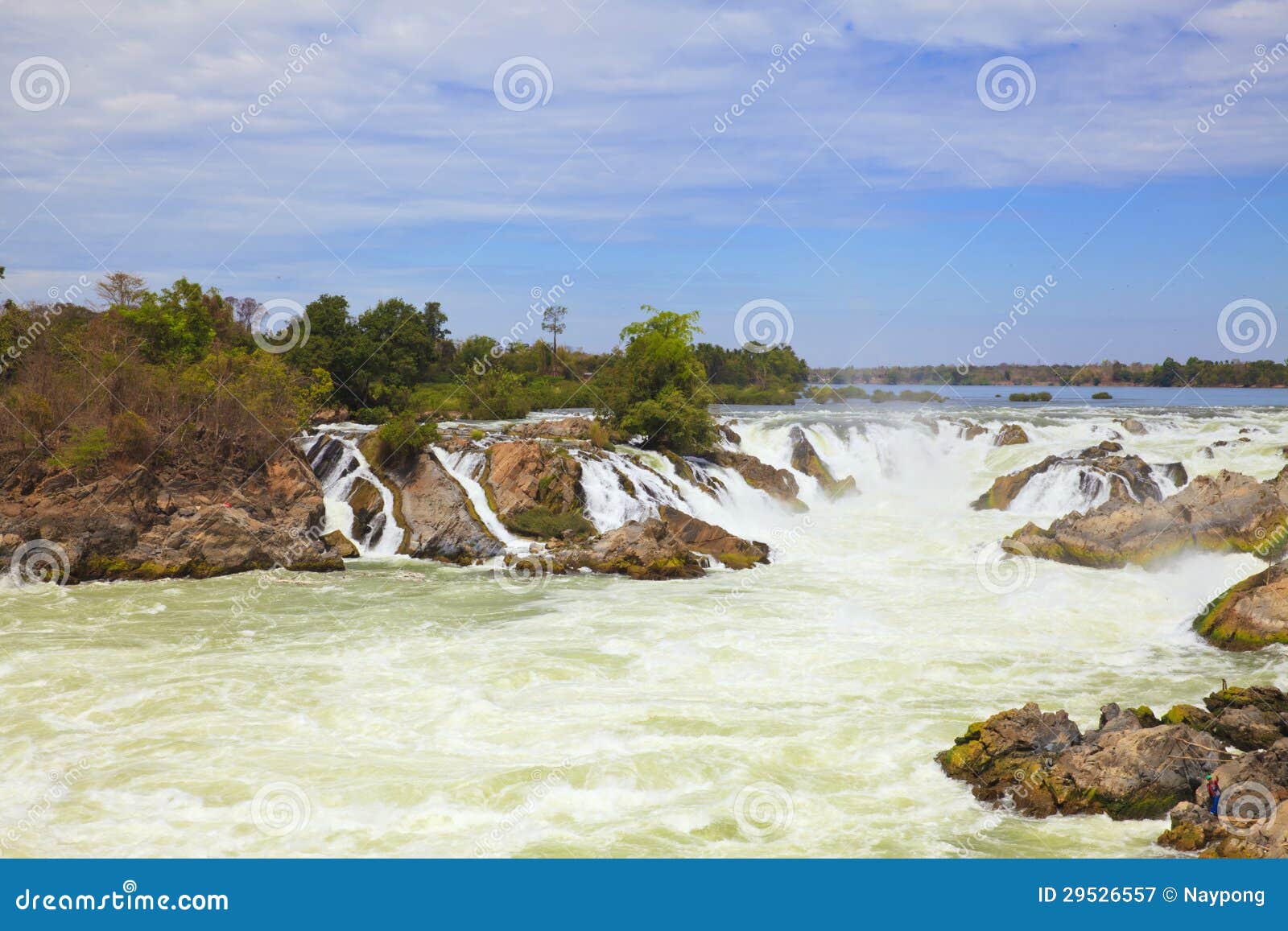 Khone Phapheng Waterfall stock image. Image of beauty - 29526557