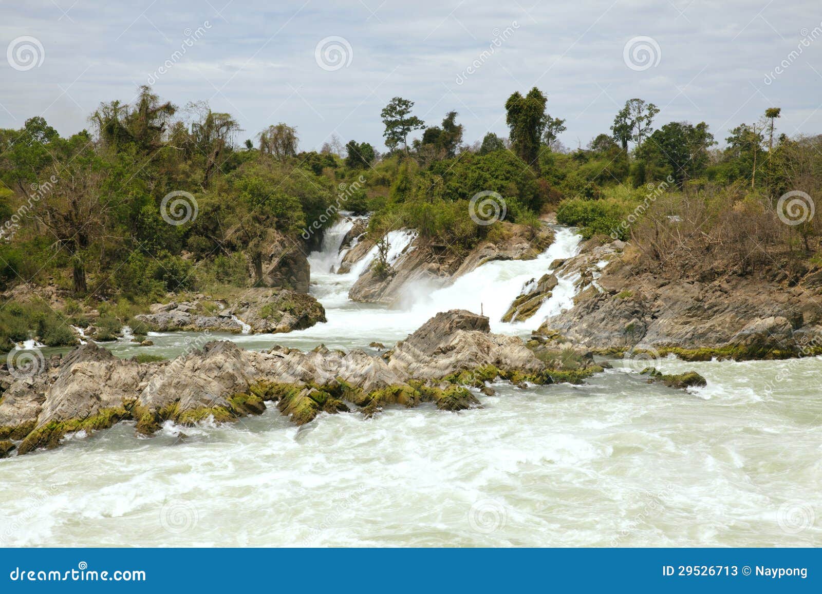 Khone Phapheng Waterfall stock image. Image of holiday - 29526713