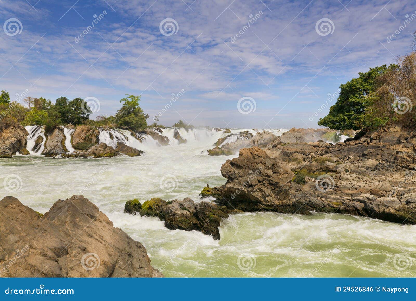 Khone Phapheng Waterfall stock photo. Image of creek - 29526846