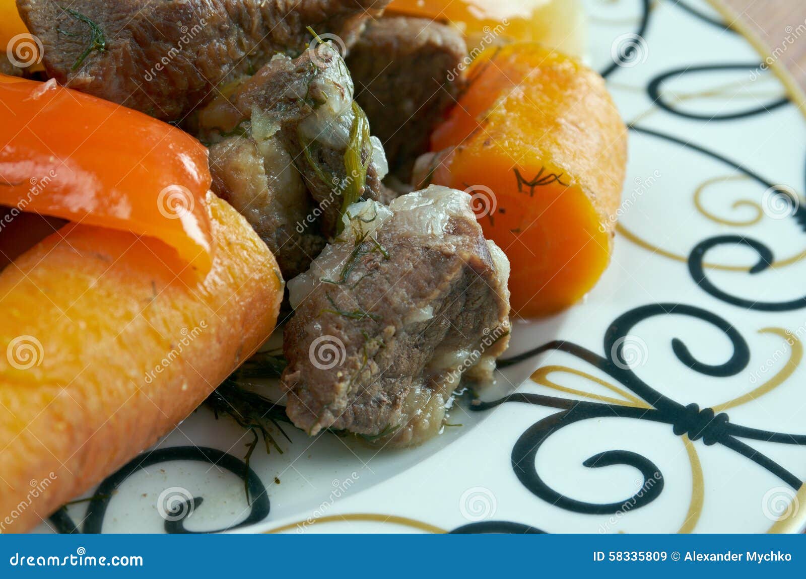 Khorkhog stockbild. Bild von asiatisch, kochen, abendessen - 58335809