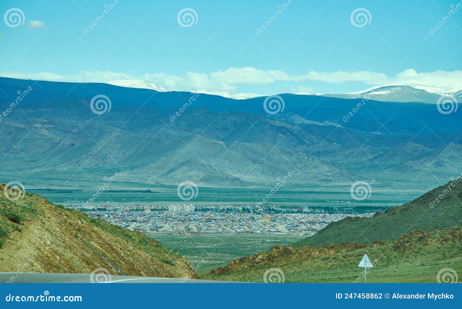 Khovd city stock photo. Image of tourism, kobdo, city - 247458862
