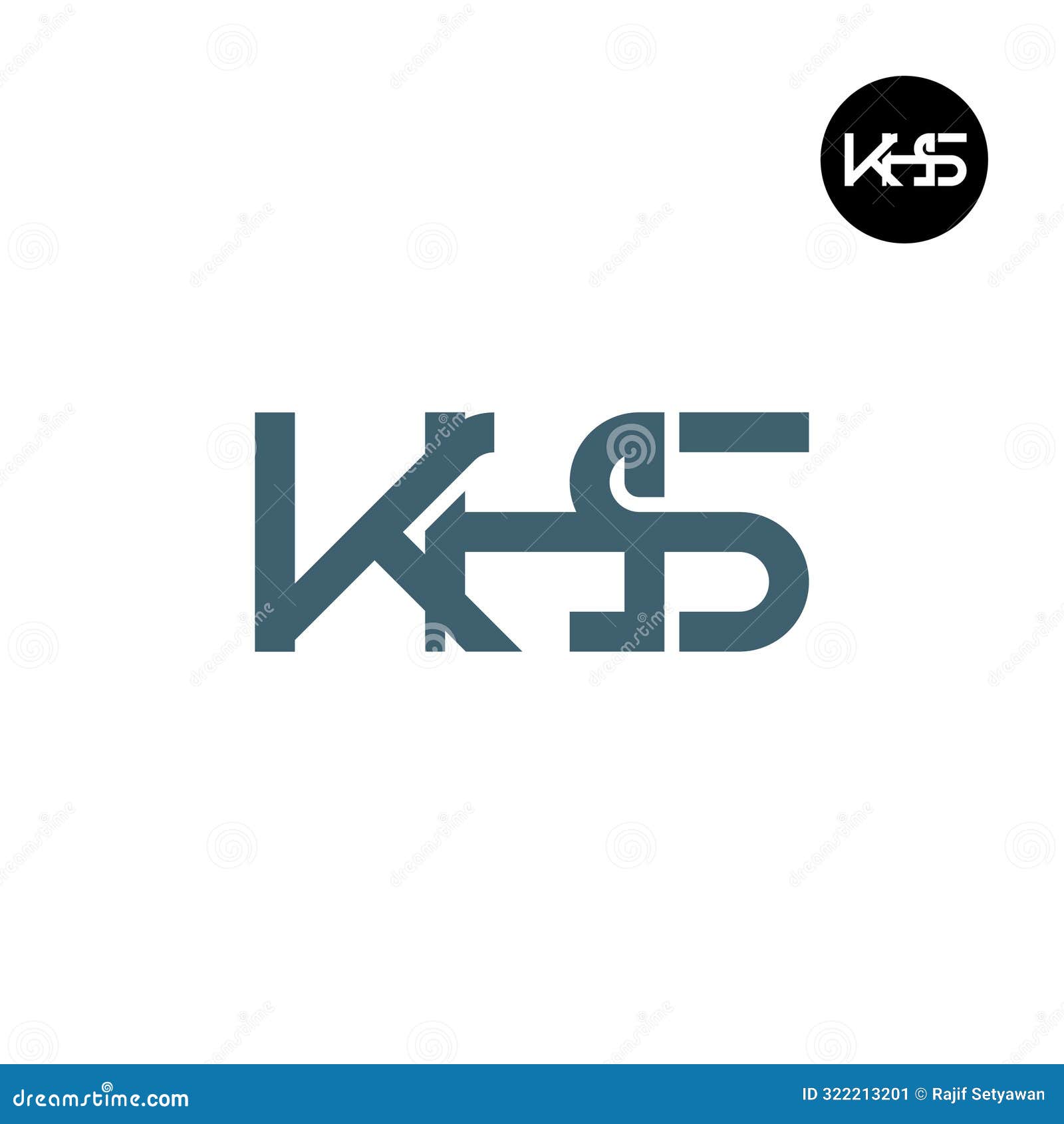 KHS Logo Letter Monogram Design Stock Vector - Illustration of alphabet ...