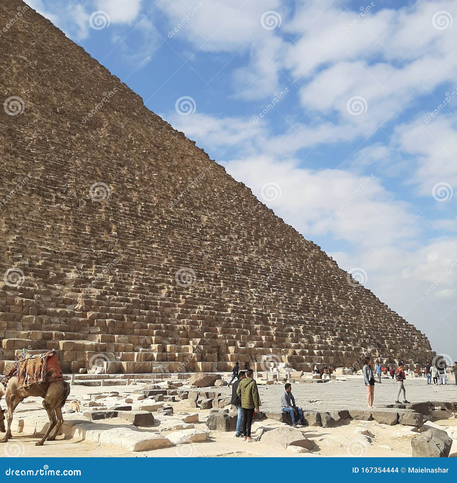 Khufu Pyramid. Editorial Image | CartoonDealer.com #165999910