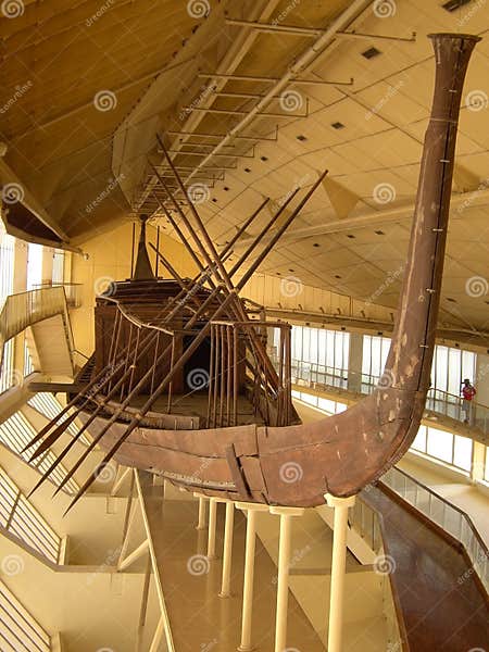 Khufu sun boat editorial stock photo. Image of pharaoh - 2776798
