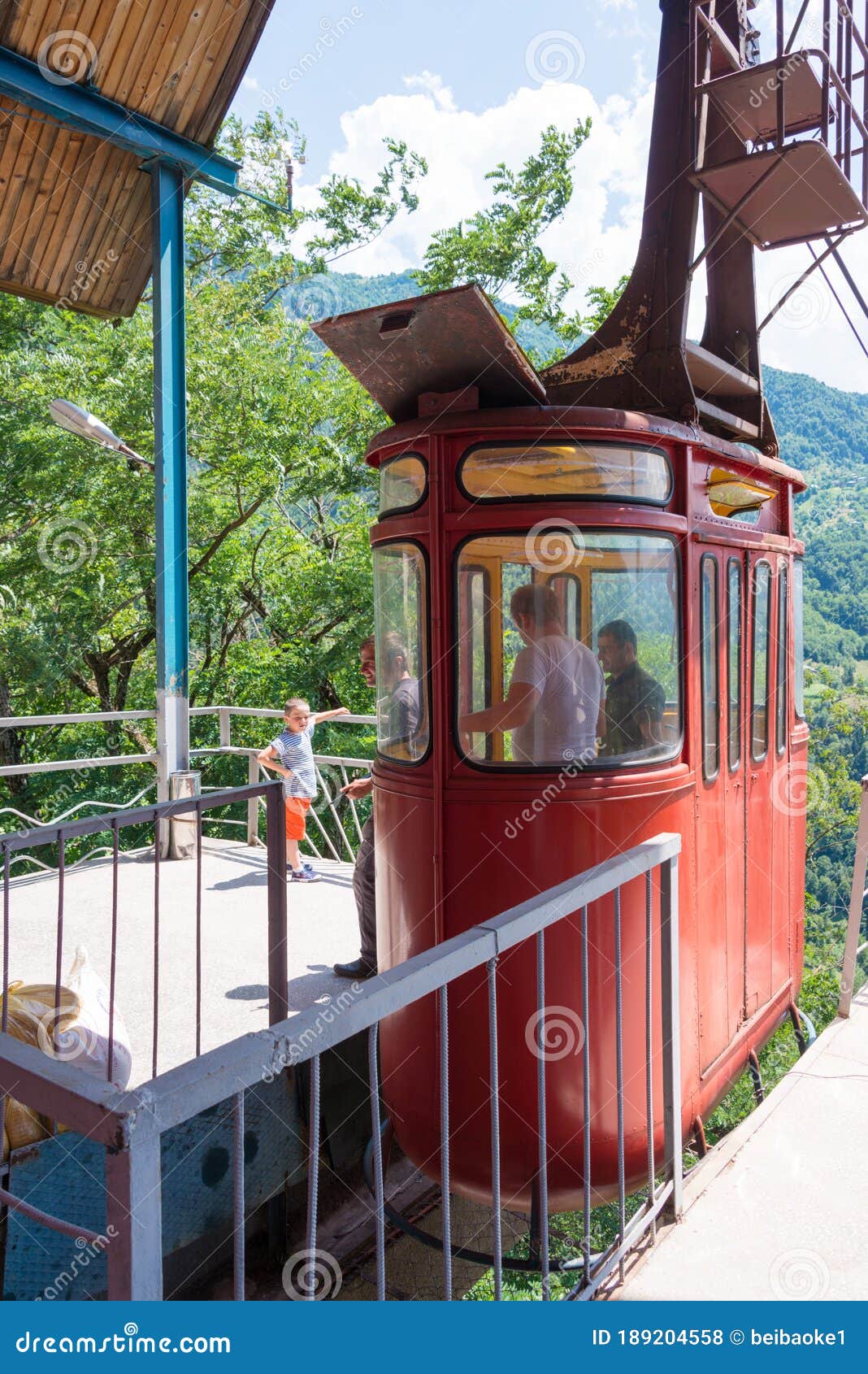 Ropeway In Khulo, Adjara, Georgia. It Is Built By Soviet Union Royalty ...
