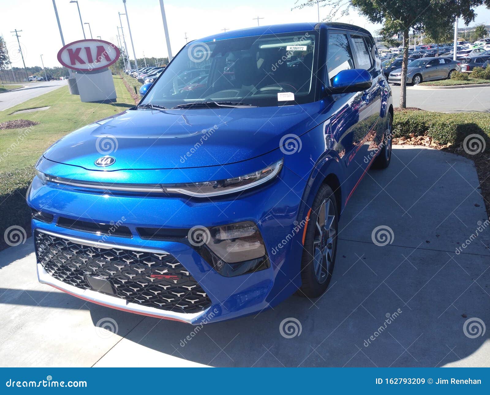 Kia Soul Blue Beautiful Car Editorial Stock Image - Image of blue ...