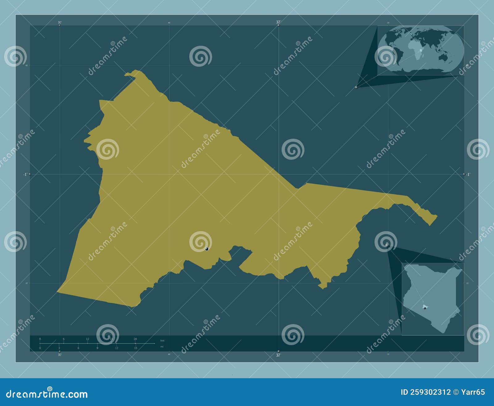 Kiambu, Kenya. Solid. Capital Stock Illustration - Illustration of ...