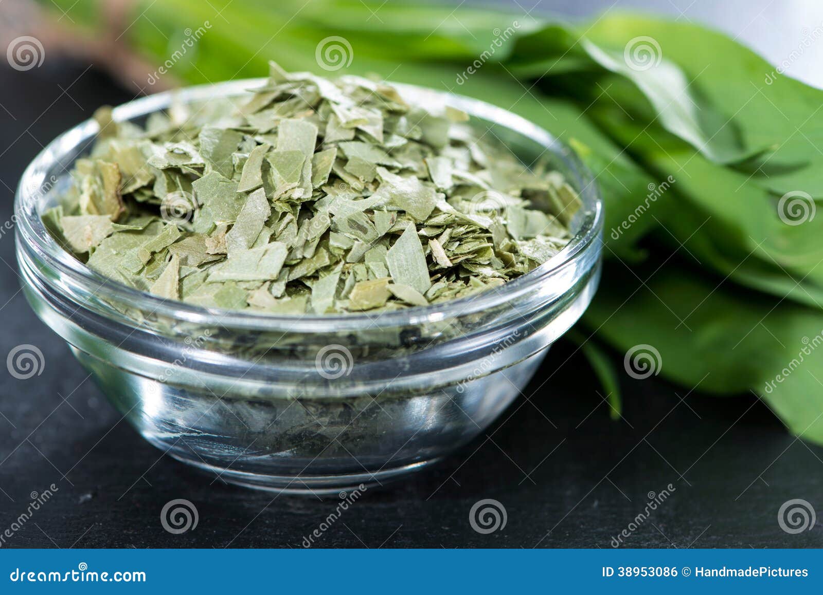 Kibbled Ramson stock photo. Image of green, detail, drink - 38953086