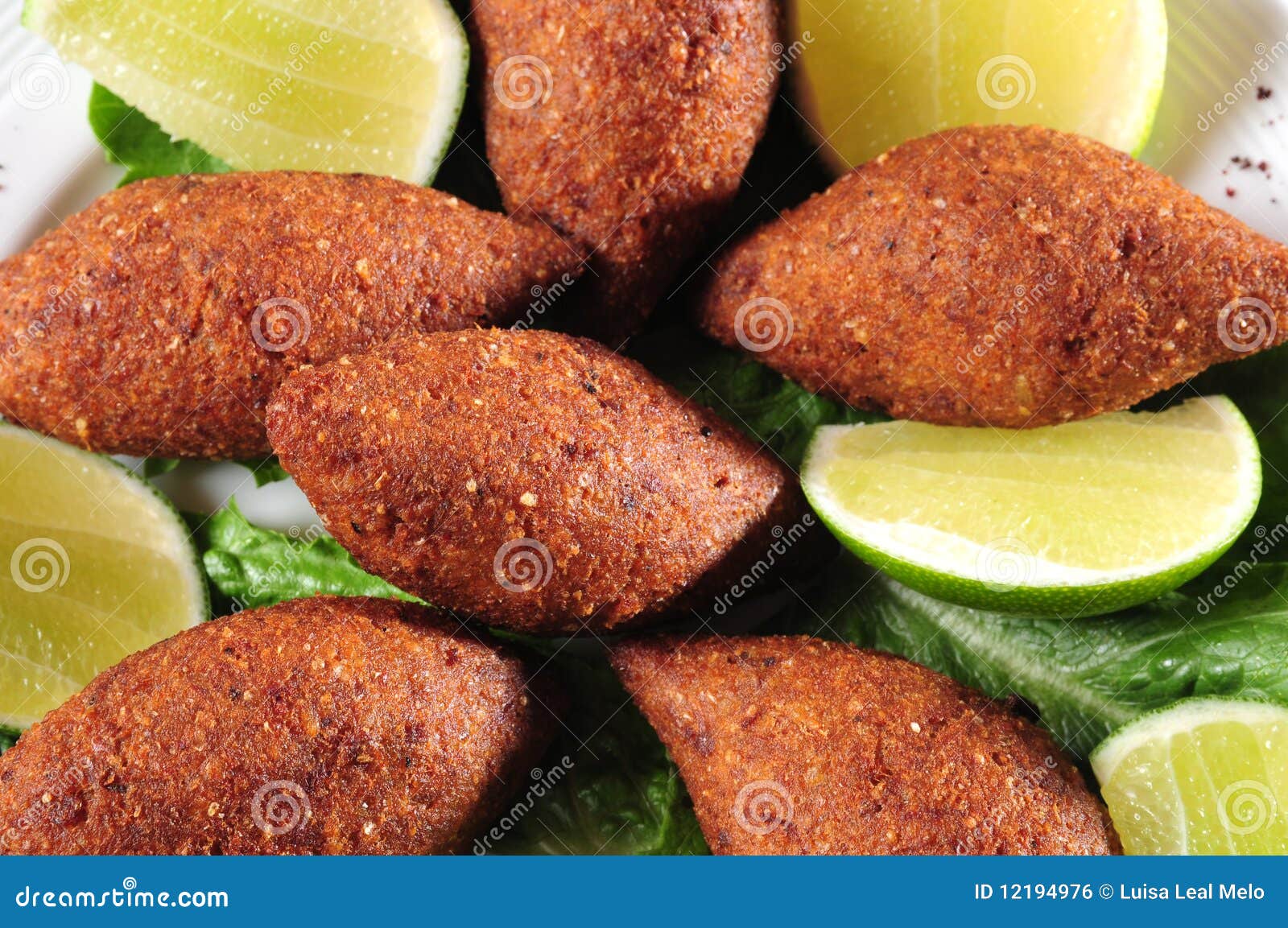 Kibe stock photo. Image of fried, sauce, food, decor - 12194976
