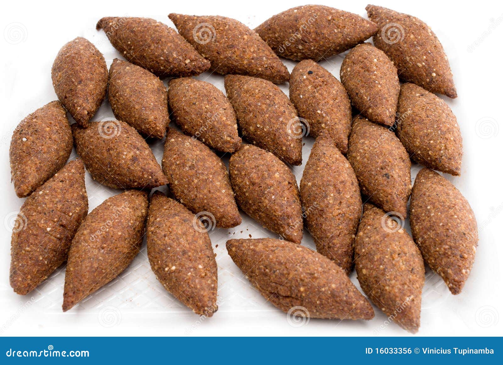 Kibe stock photo. Image of lebanese, arabic, quibe, fried - 16033356