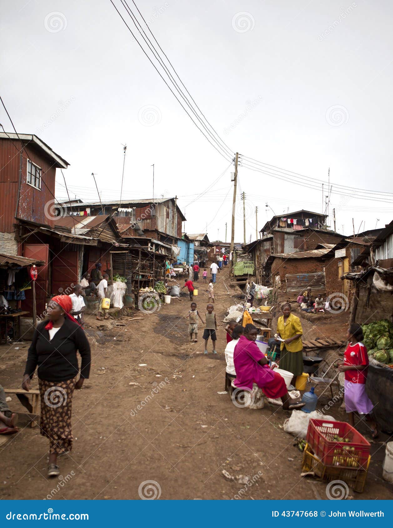Kibera, Kenya photo stock éditorial. Image du modifié - 43747668