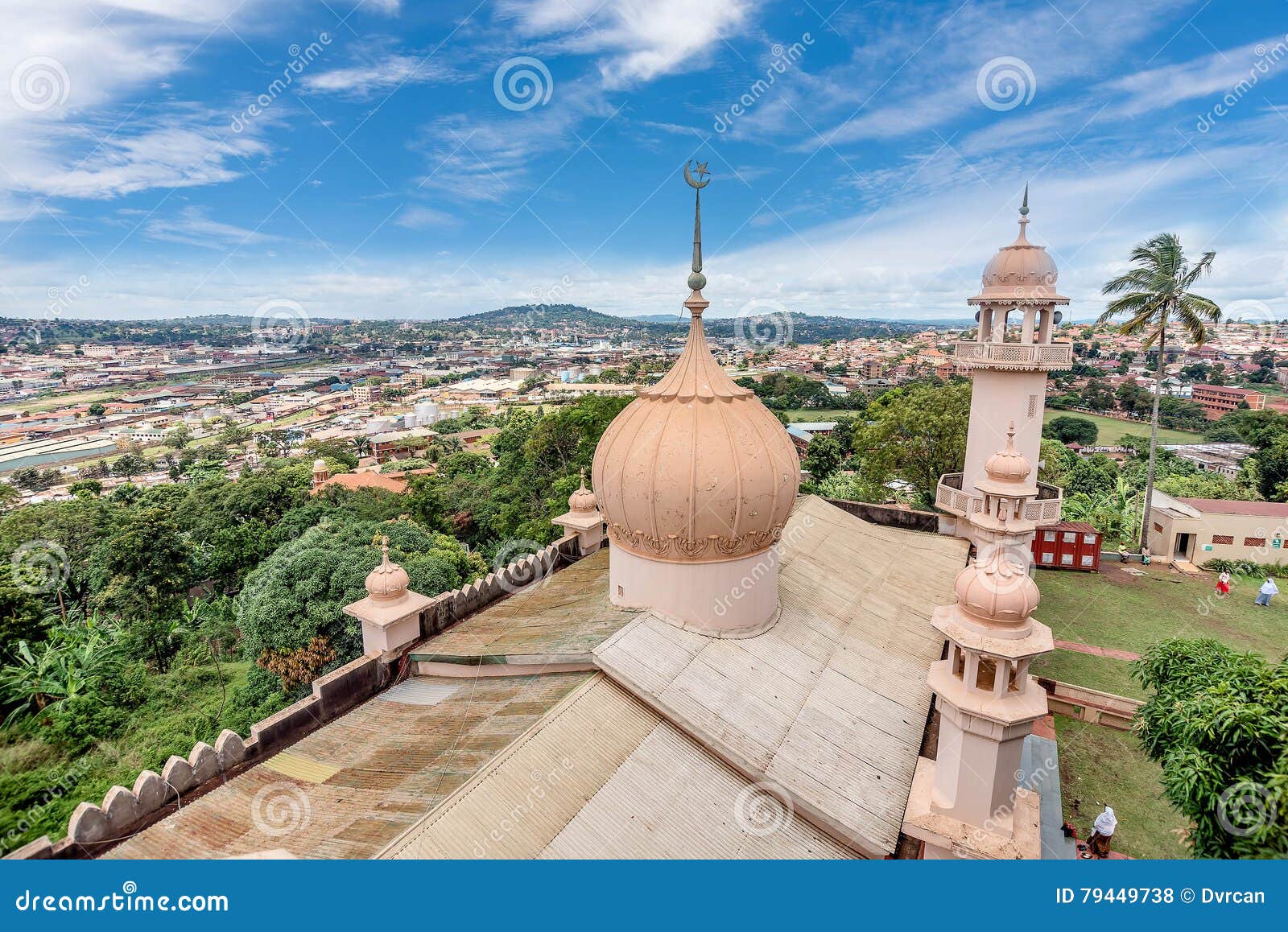 Kibuli Mosque in Kampala City, Uganda Editorial Stock Photo - Image of ...