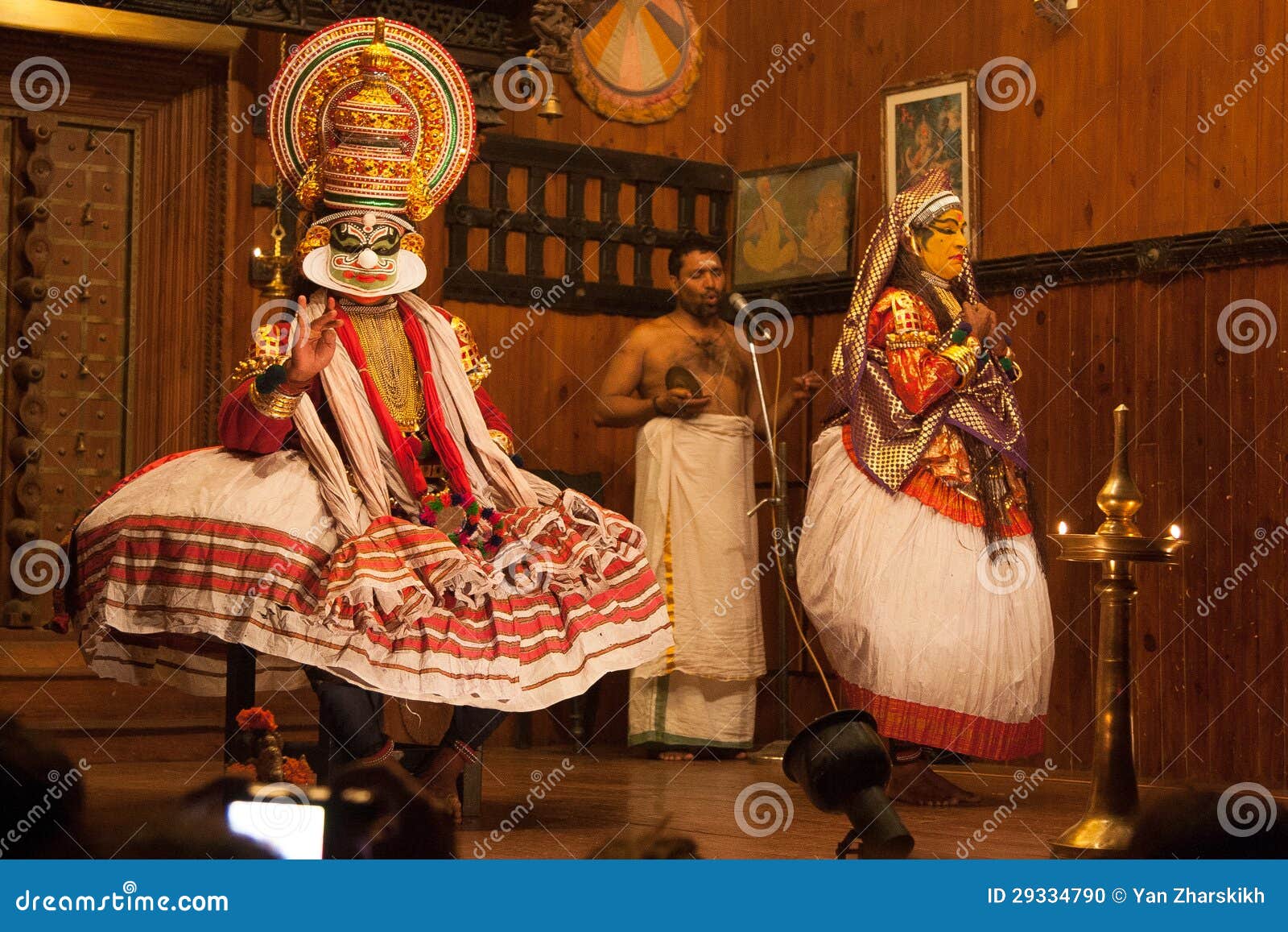 Kichaka Vadham in Kathakali Theater Editorial Image - Image of costume ...