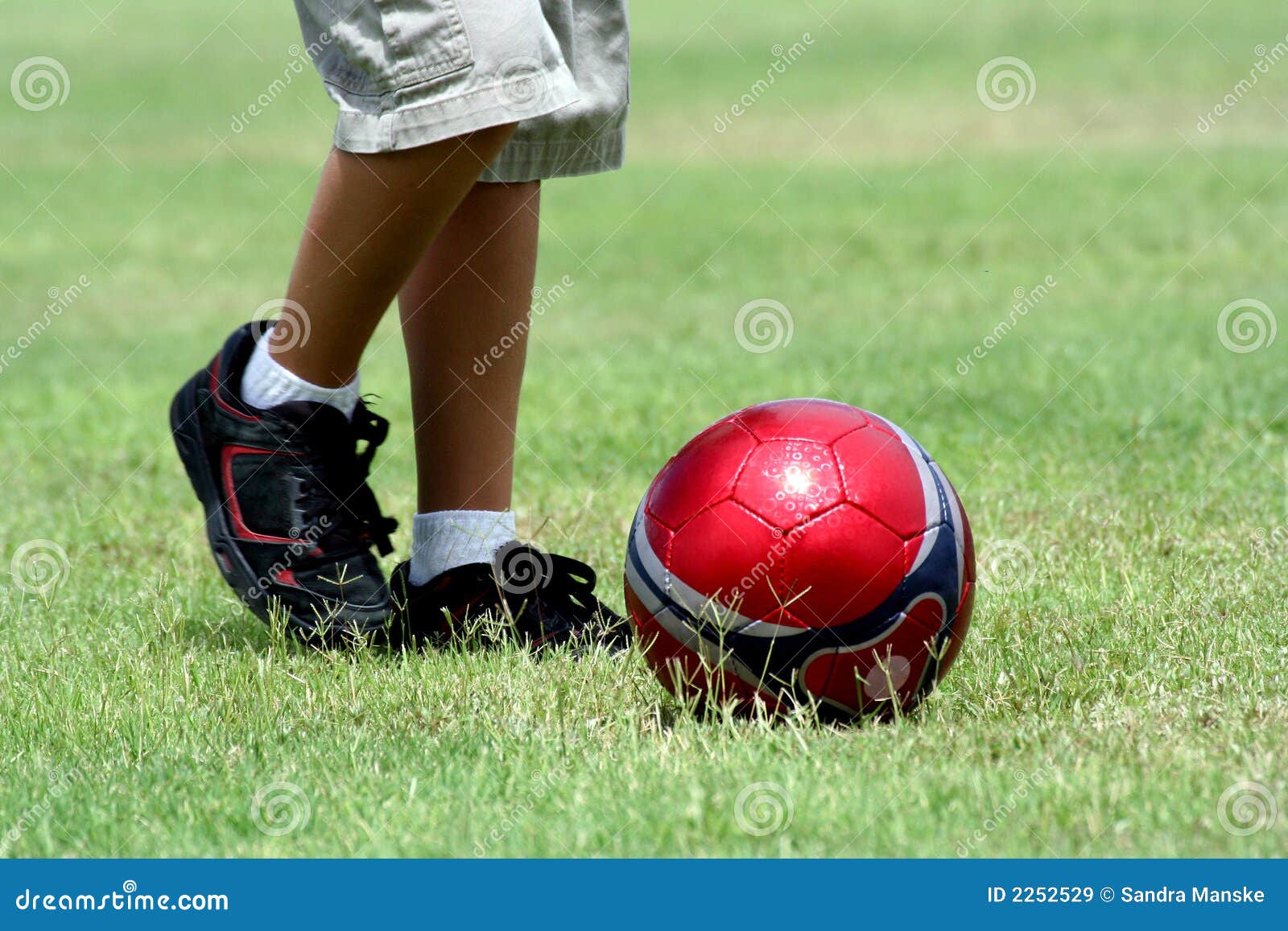 Kick the Ball stock image. Image of goal, foot, sneaker - 2252529