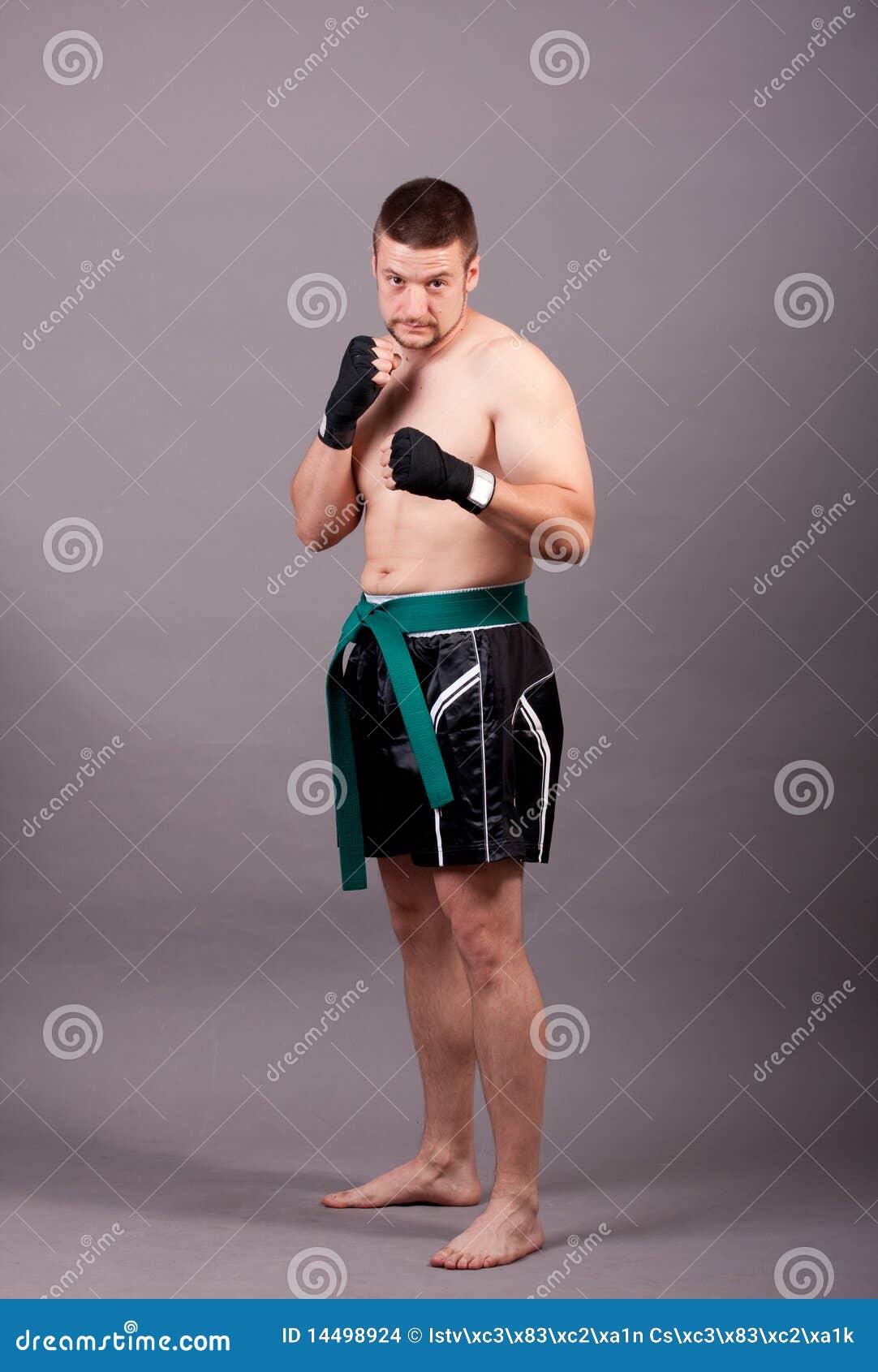 Kick-boxer stock photo. Image of cardiovascular, aggression - 14498924